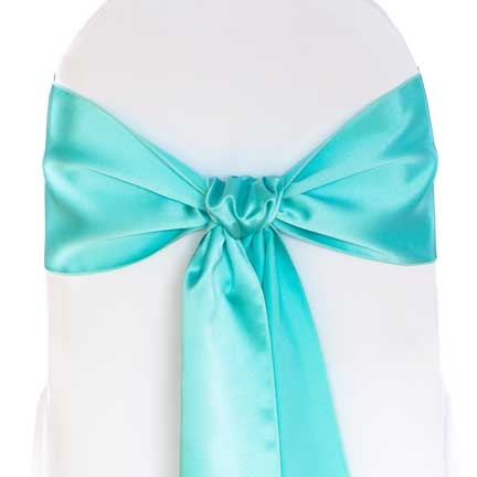 Sash, Tiffany Blue - Linen Effects