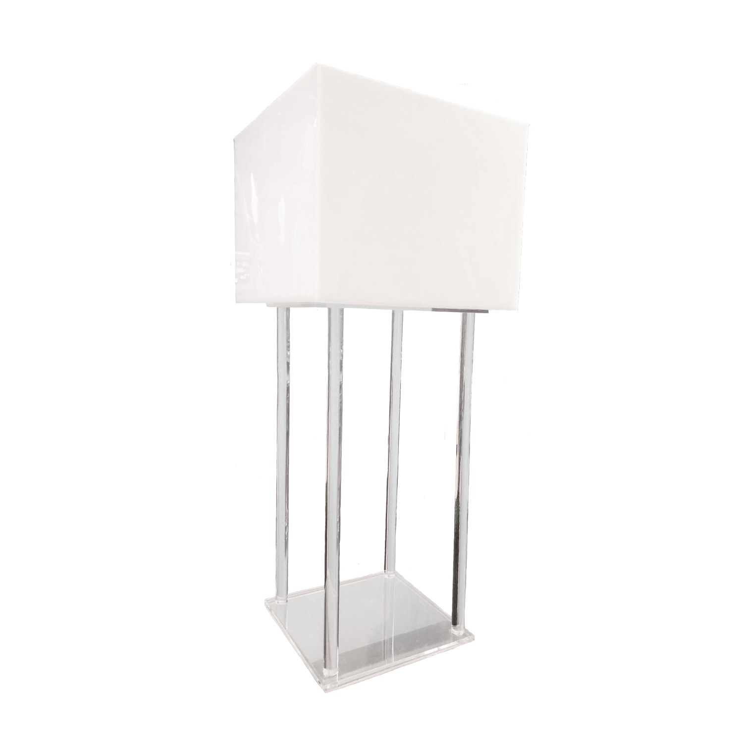 Acrylic Light Box and Acrylic Stand - Linen Effects